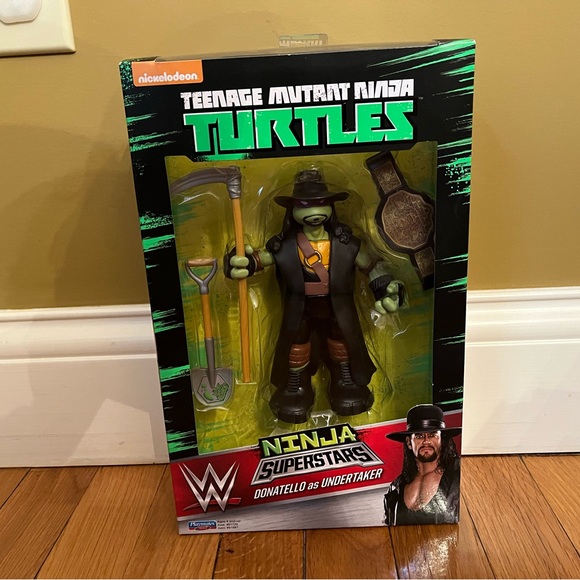 WWE | Toys | Tmnt Wwe Teenage Mutant Ninja Turtles Undertaker Donatello ...